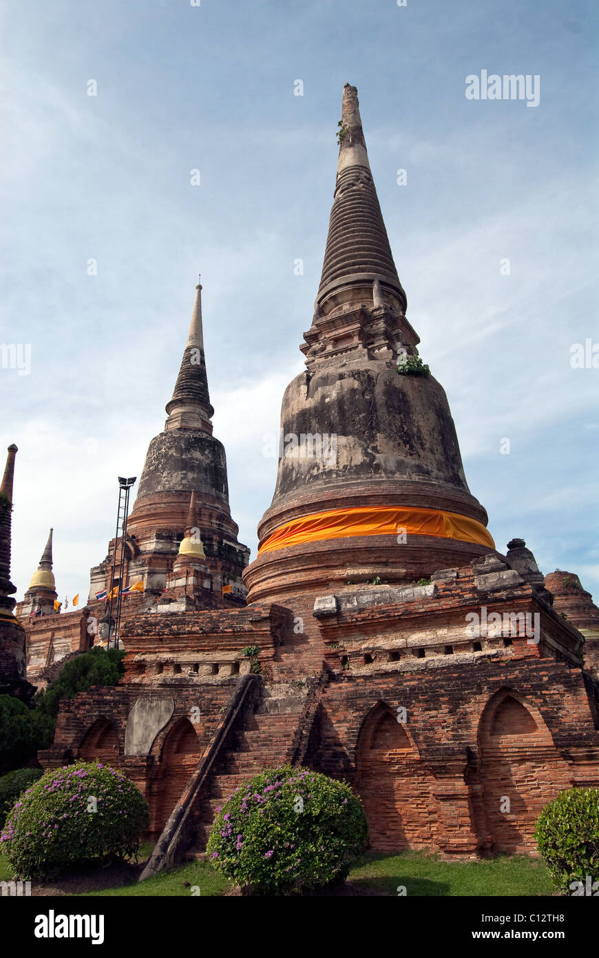 Wat Yai Chai Mongkhon Ayuthaya Thailand Stock Photo - Alamy