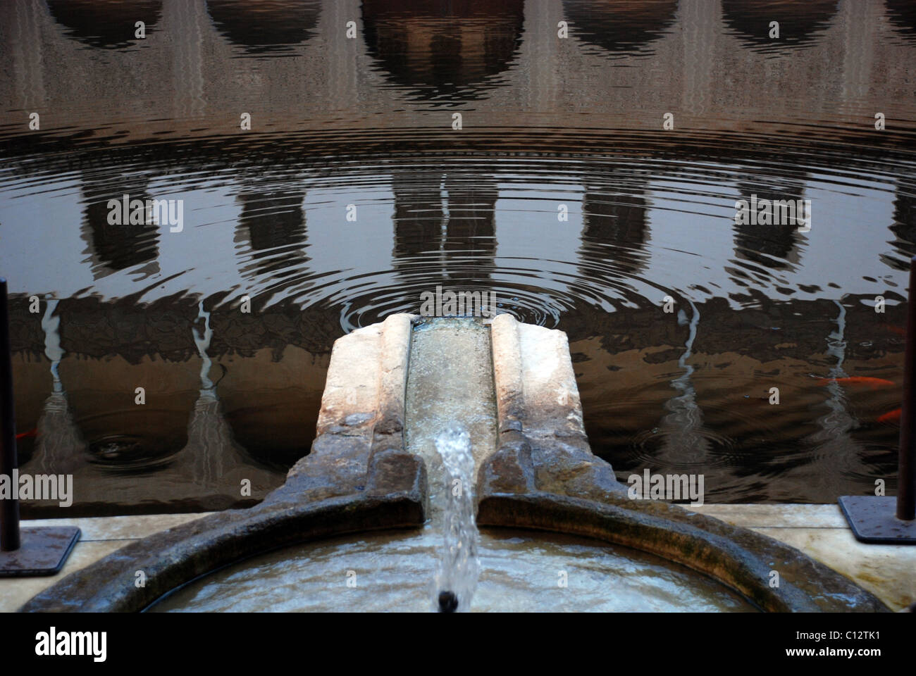 Water feature, Granada, Andalusia, Spain, Alhambra Stock Photo - Alamy