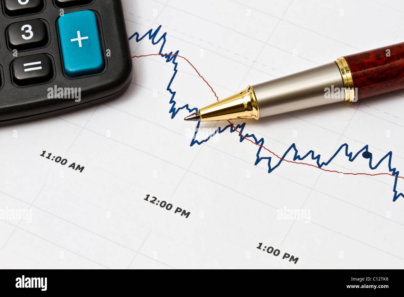 Stock market analyzing Stock Photo - Alamy