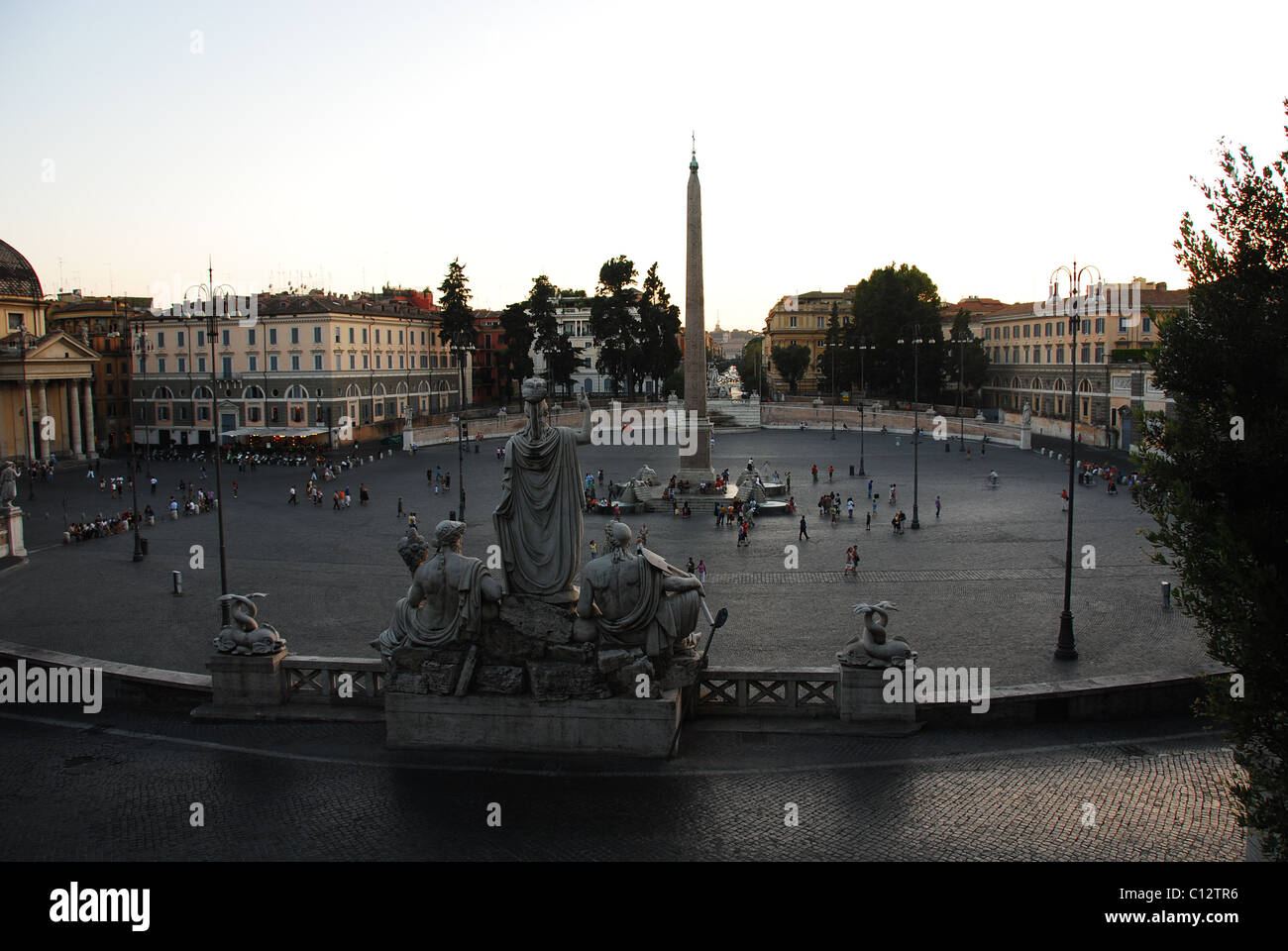 Piazza del Popolo, Rome, Italy Stock Photo - Alamy