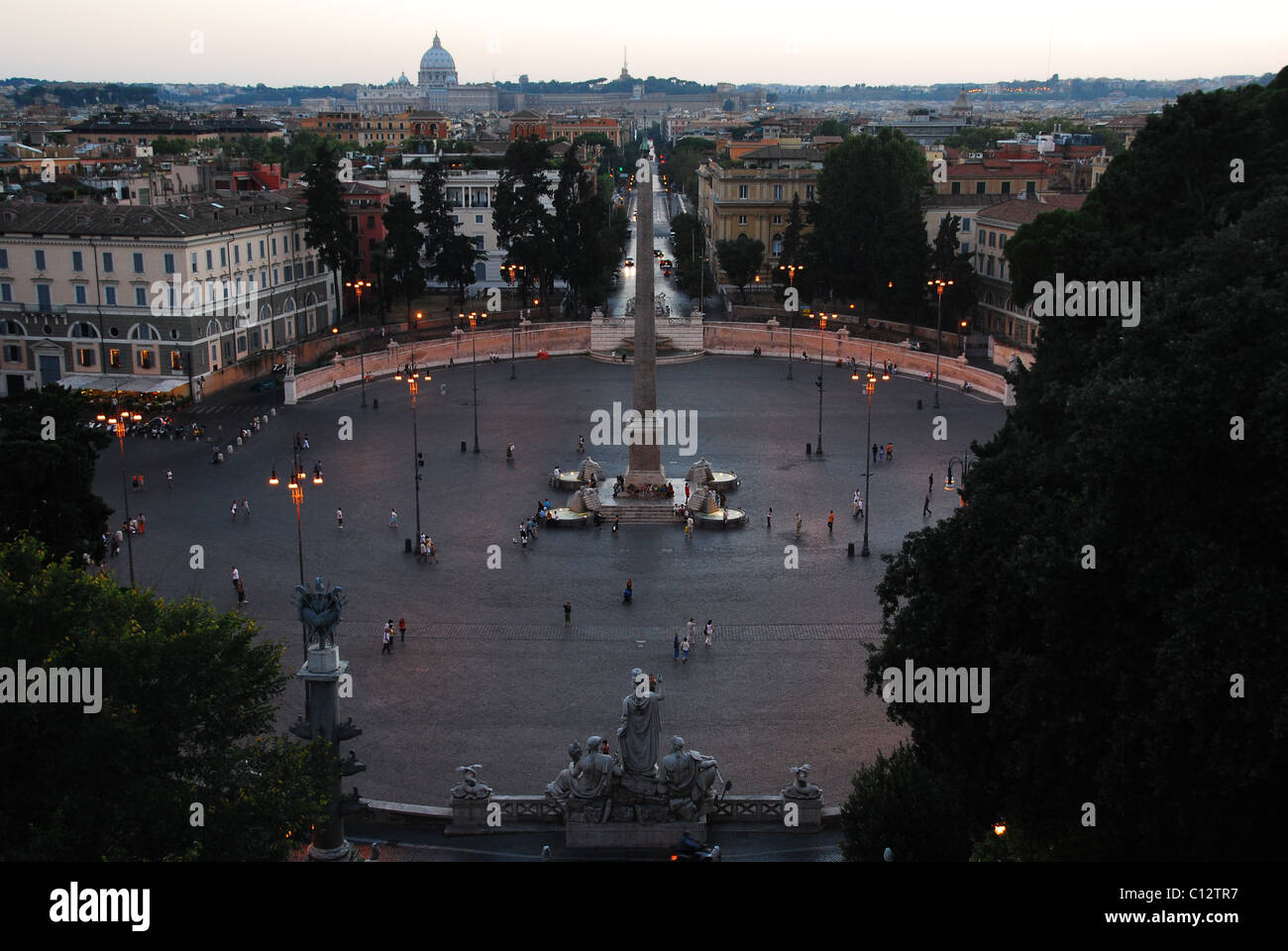 Piazza del popolo hi-res stock photography and images - Alamy