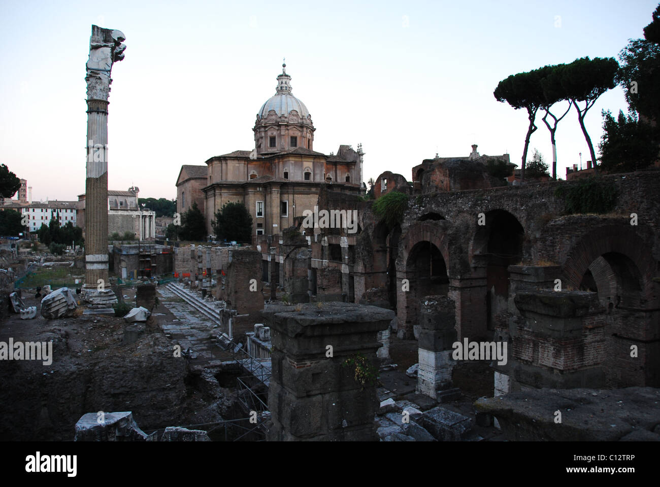 Temple of Concord in the Roman Forum, Rome, Italy Stock Photo - Alamy