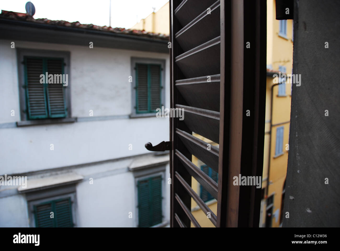 View through window of historic Florence, Italy Stock Photo - Alamy