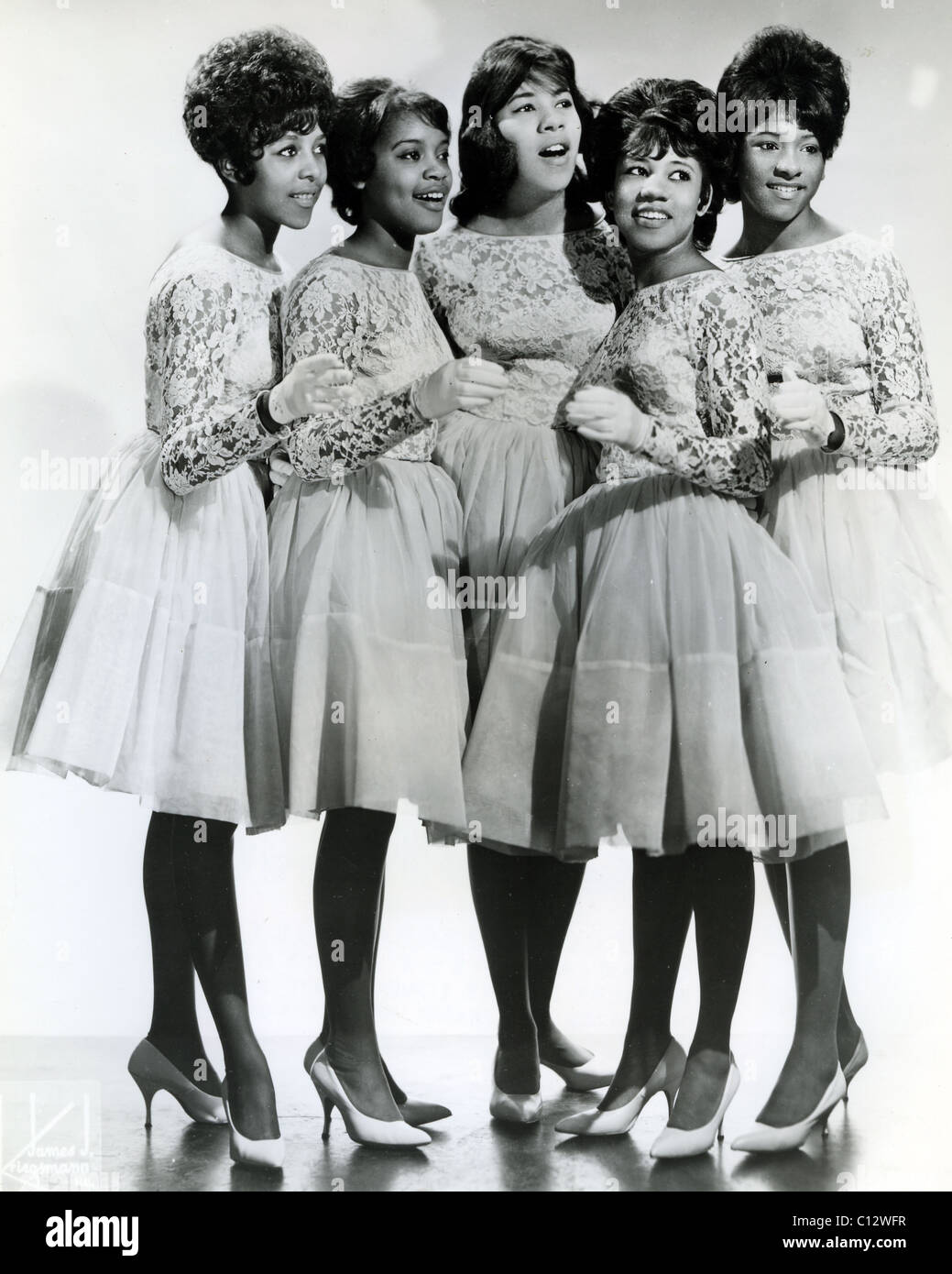 THE CRYSTALS Promotional photo of US vocal group about 1964 Stock Photo ...
