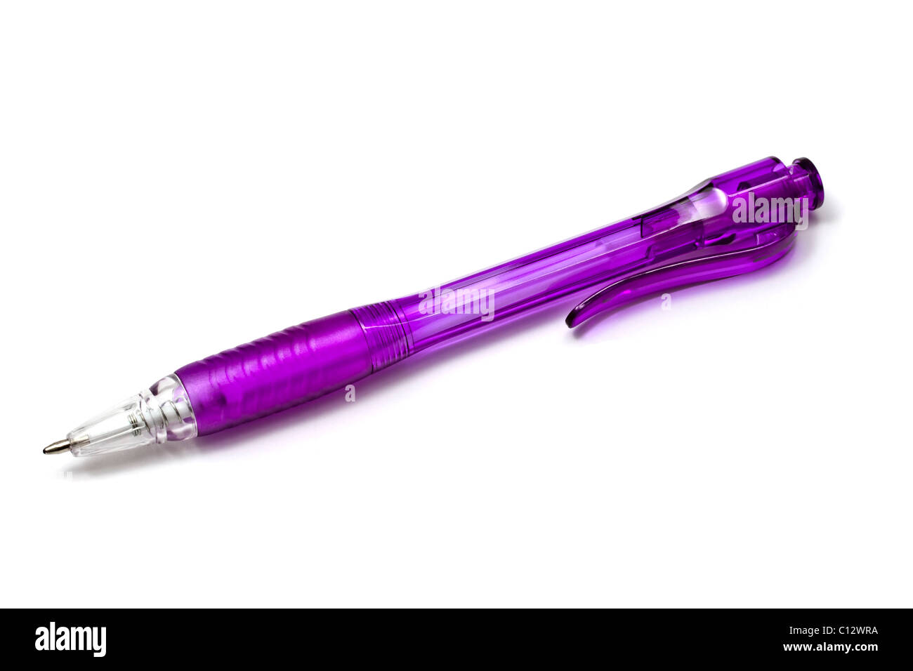 Ball Point Pen Isolated On White background Stock Photo - Alamy