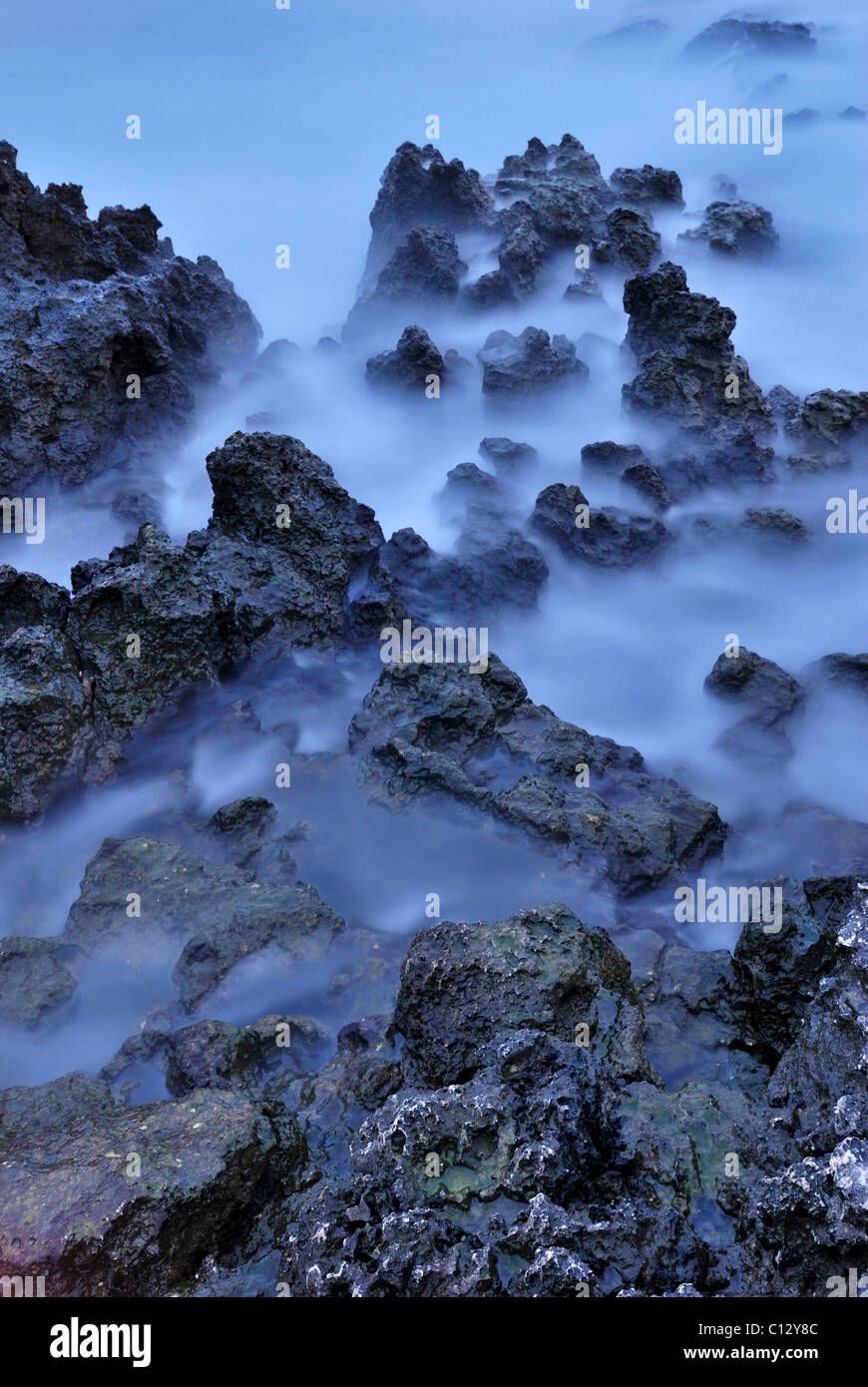 rocks in black sea waters near sevastopol Stock Photo - Alamy