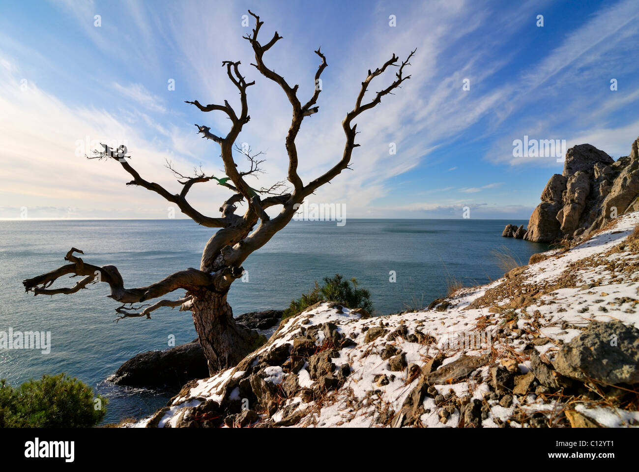 Crimea sea winter hi-res stock photography and images - Alamy