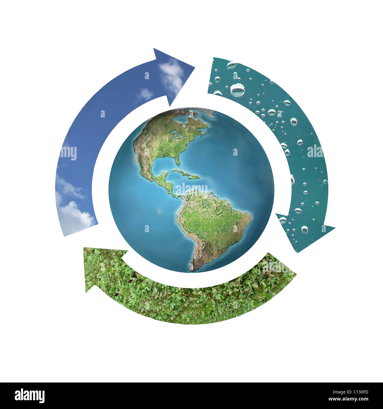 Arrows around Cut Out Stock Images & Pictures - Alamy