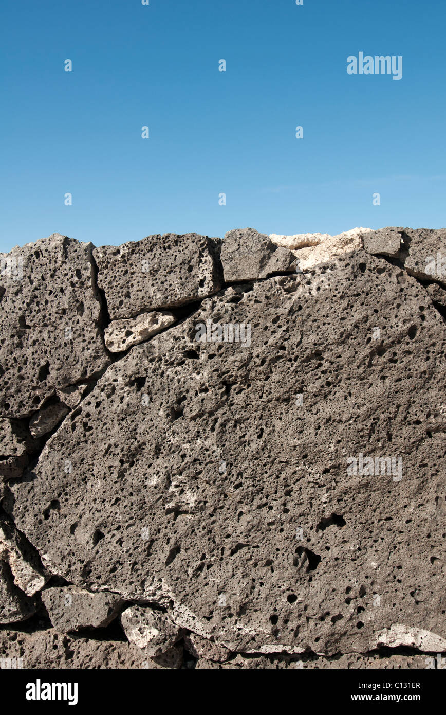 Lava rock wall hi-res stock photography and images - Alamy
