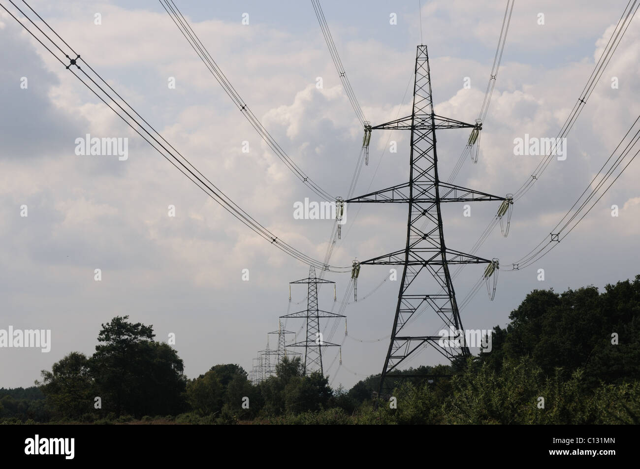 Wood pylons hi-res stock photography and images - Alamy