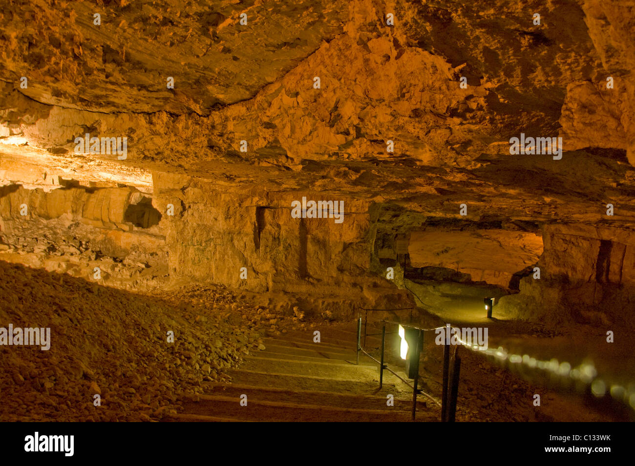 Israel, Jerusalem, Zedekiah's Cave – also known as Solomon's Quarries ...