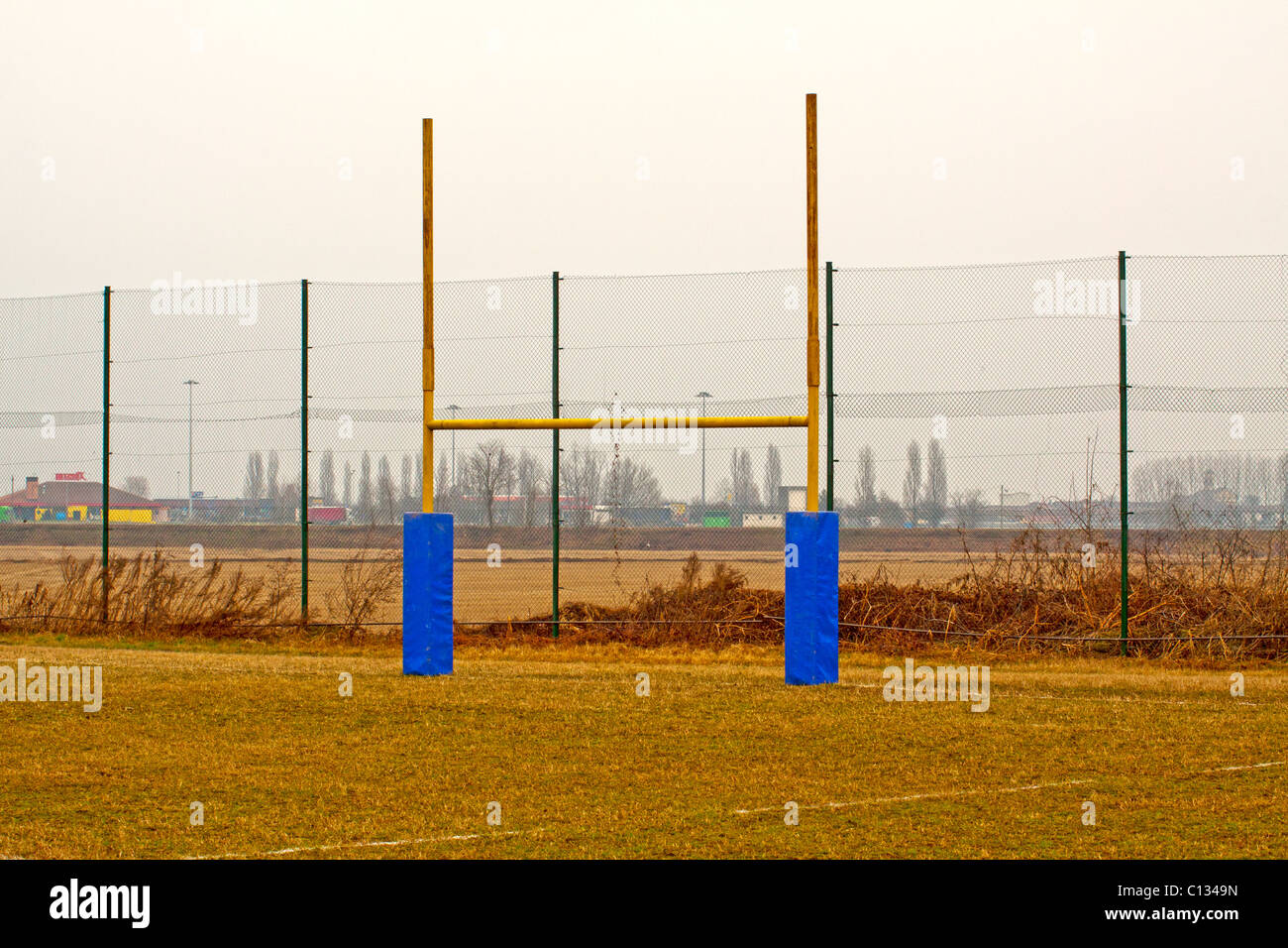 Blue poles hi-res stock photography and images - Alamy