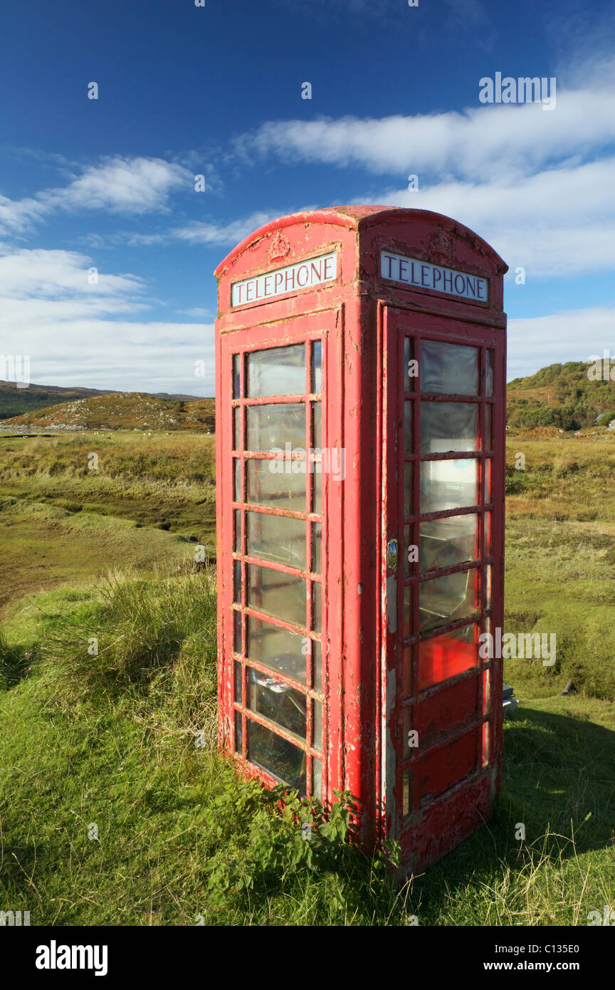British telecom phone box moidart hi-res stock photography and images ...