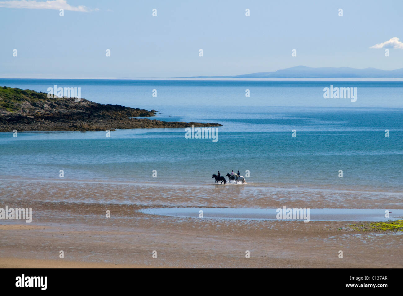 Beach Trek or hacking on the beach Brighouse Bay Borgue & The Isle of ...