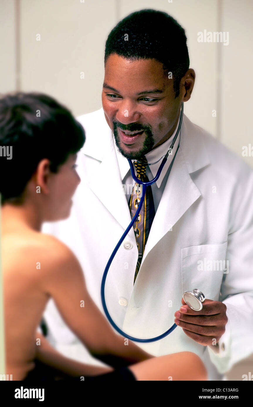 Doctor boy stethescope hi-res stock photography and images - Alamy