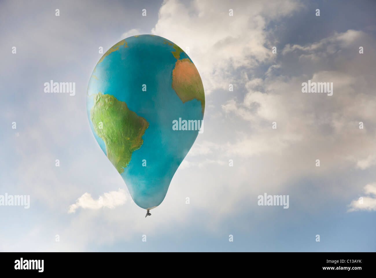Earth shaped balloon hi-res stock photography and images - Alamy