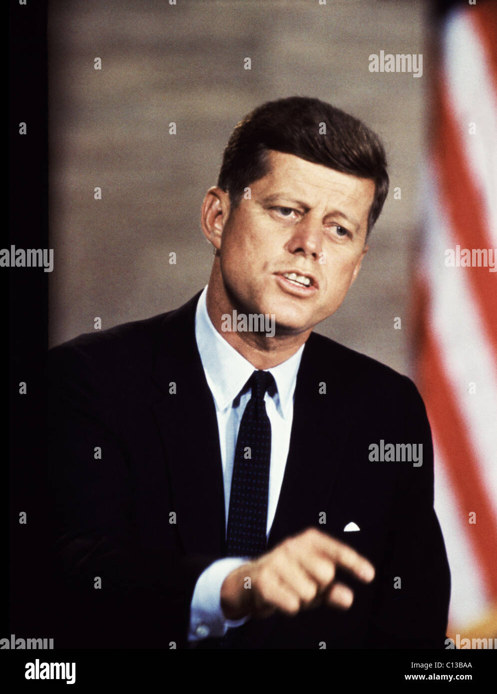 John F. Kennedy (1917-1963), U.S. President (1961-1963), ca. 1962 Stock ...
