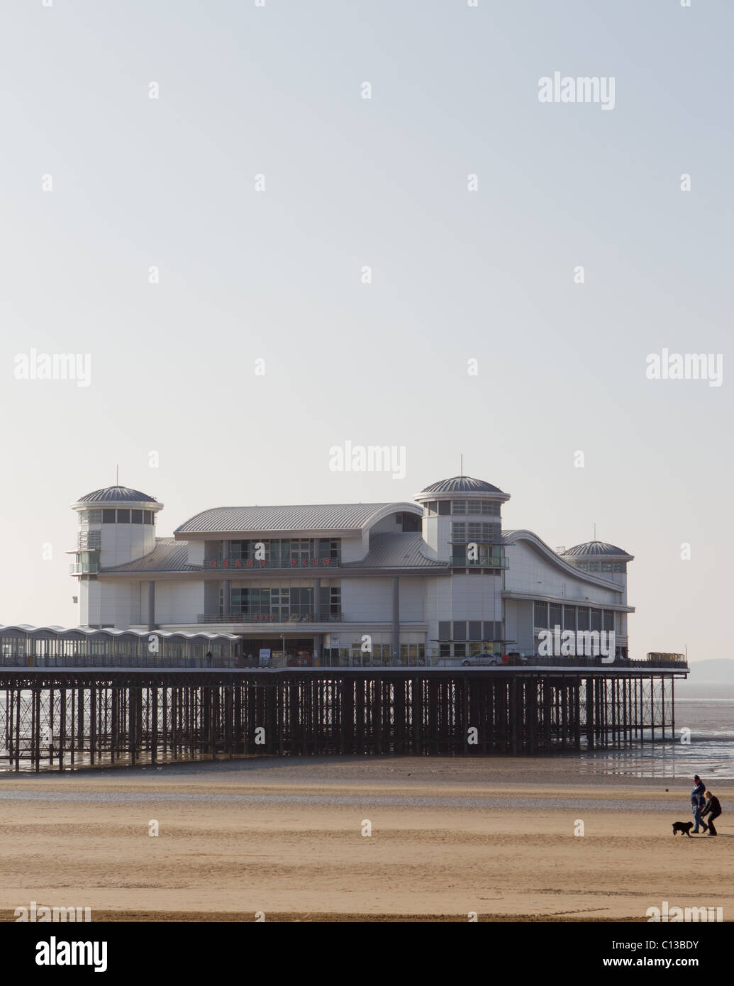 The newly opened Weston Super Mare Grand Pier, which was rebuilt after ...