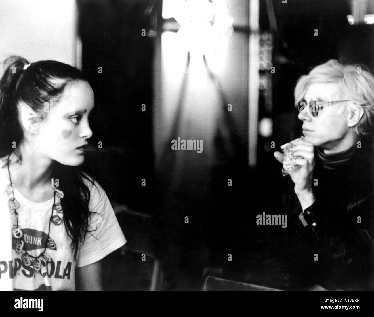 JANE FORTH and ANDY WARHOL on the set of LONESOME COWBOY, 1966 Stock ...