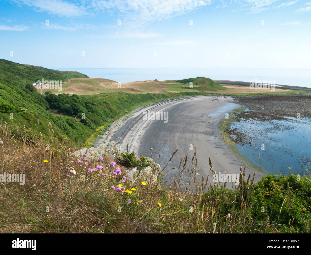 Monreith Bay near Port William Wigtownshire Machars Stock Photo - Alamy