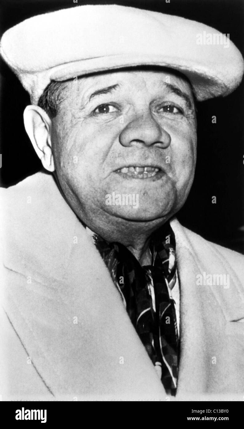 New York Yankees. Retired outfielder Babe Ruth, Penn Station, New York ...