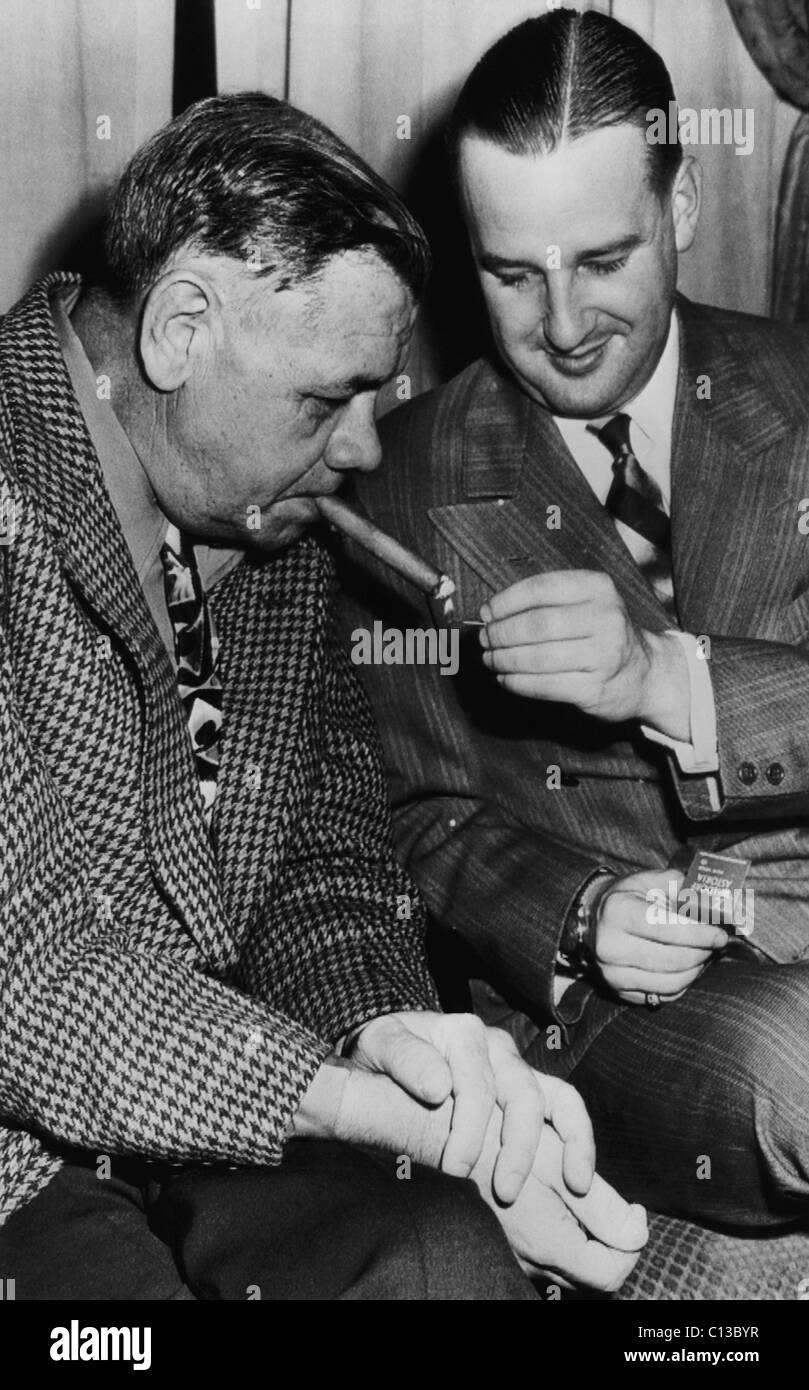 Ruth smoking hi-res stock photography and images - Alamy