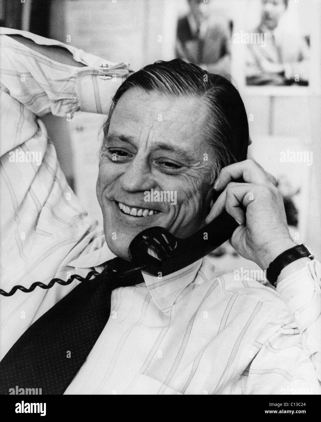 Washington Post editor Benjamin C. Bradlee, 1970s Stock Photo - Alamy