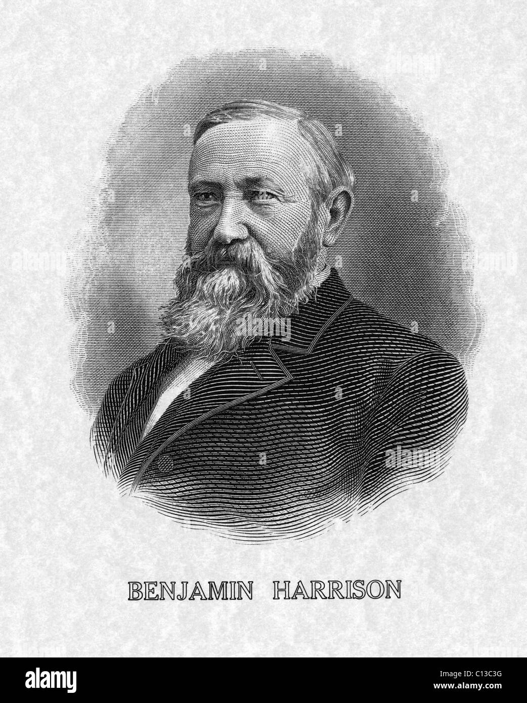 President Benjamin Harrison High Resolution Stock Photography and ...