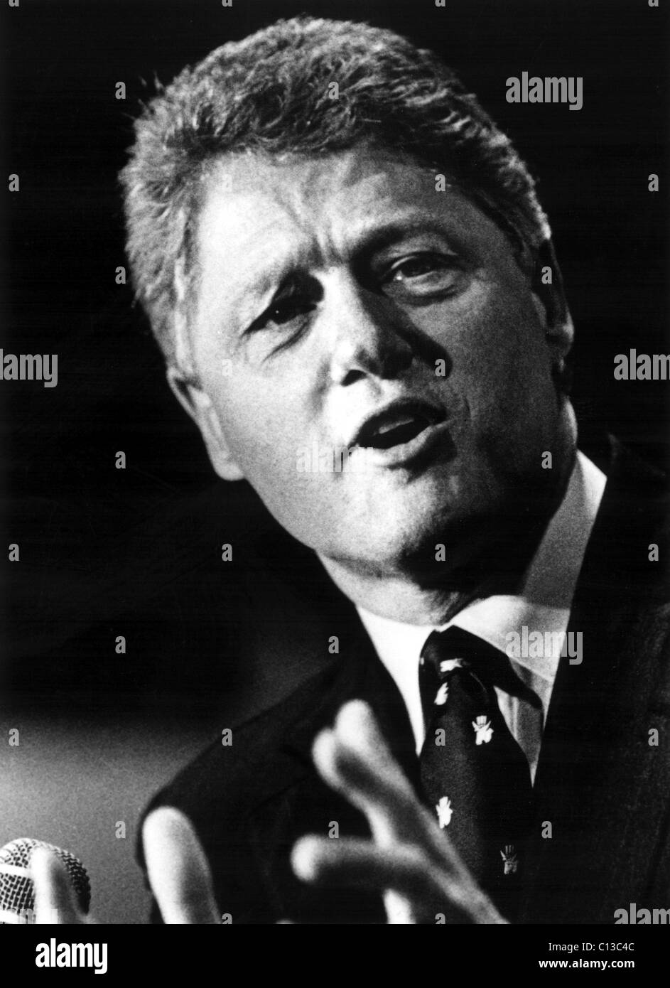 Bill clinton at the Black and White Stock Photos & Images - Alamy