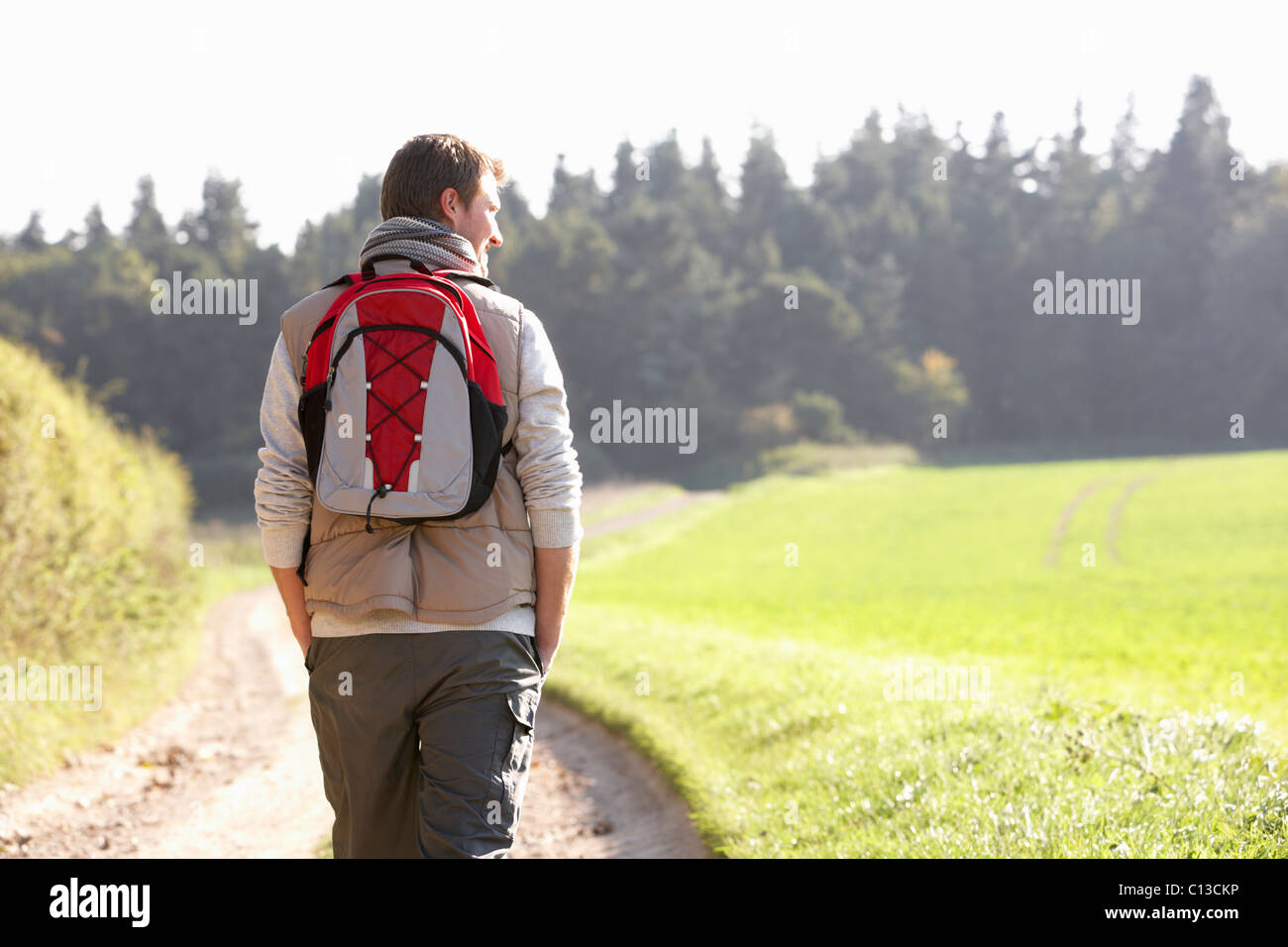 Man walks full length hi-res stock photography and images - Alamy