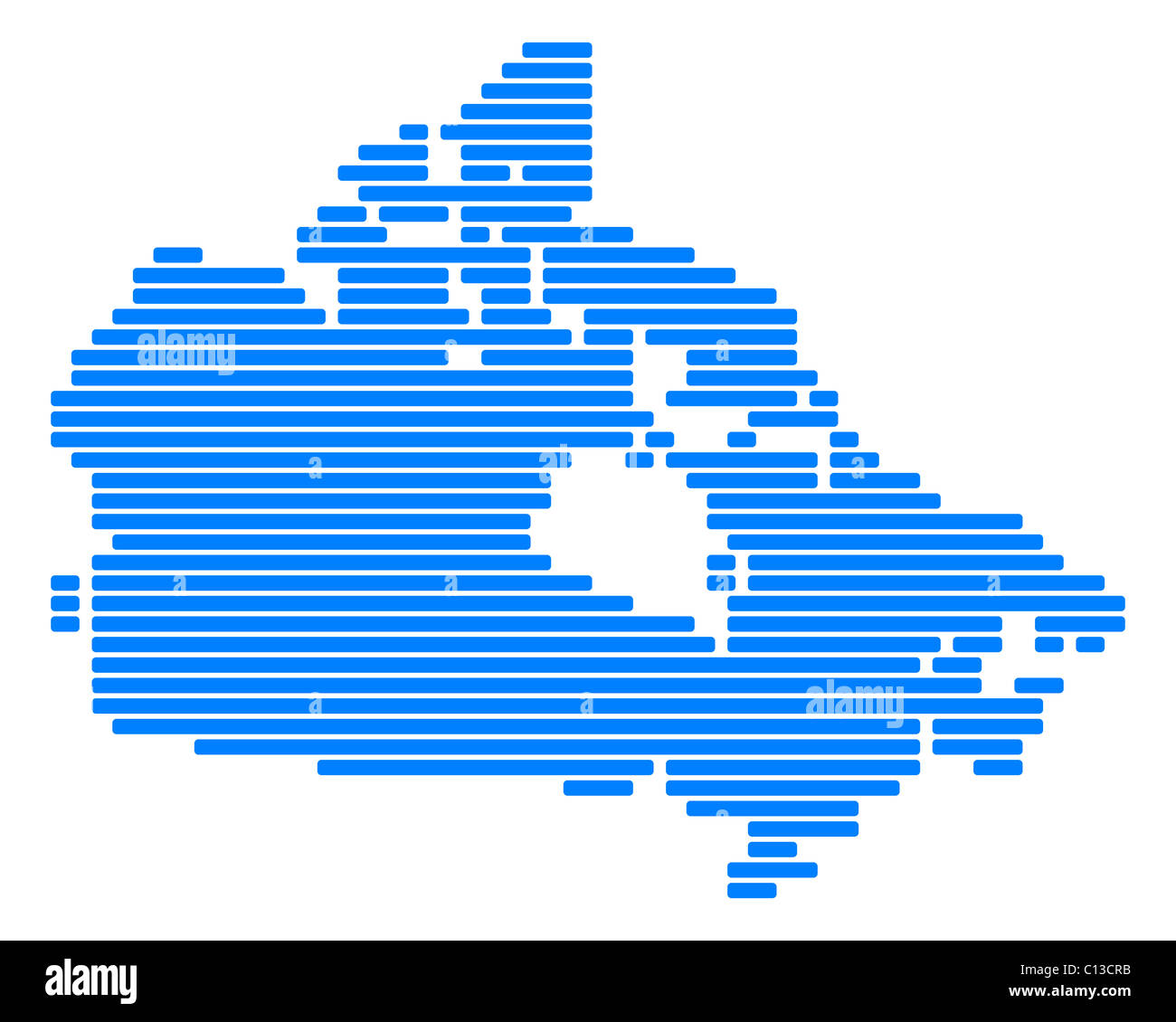 Map of Canada Stock Photo - Alamy