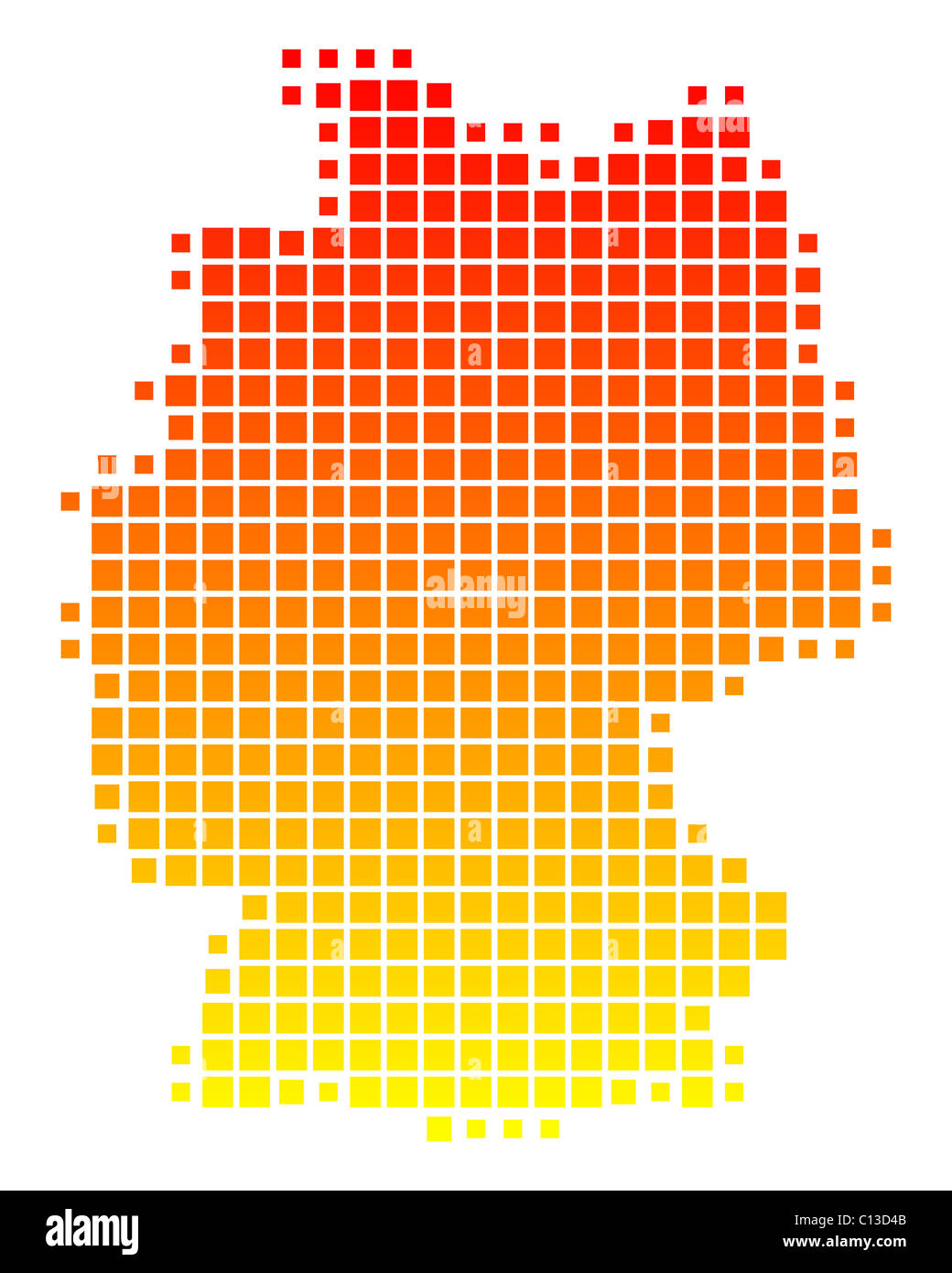Map of Germany Stock Photo - Alamy