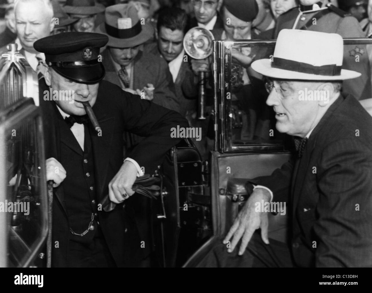 1940s winston churchill franklin roosevelt hi-res stock photography and ...