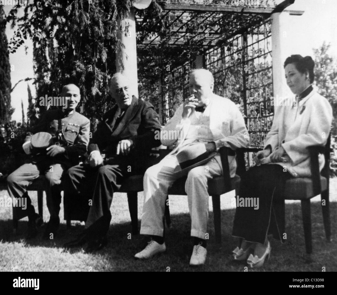 Cairo conference winston churchill Black and White Stock Photos ...