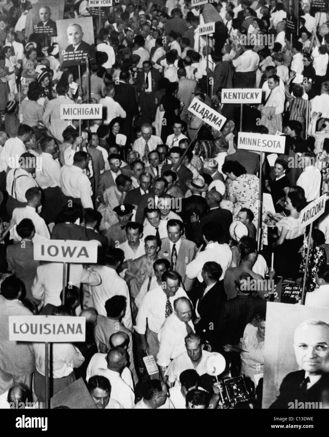 Truman Presidency. Alabama delegates walk out of the Democratic ...