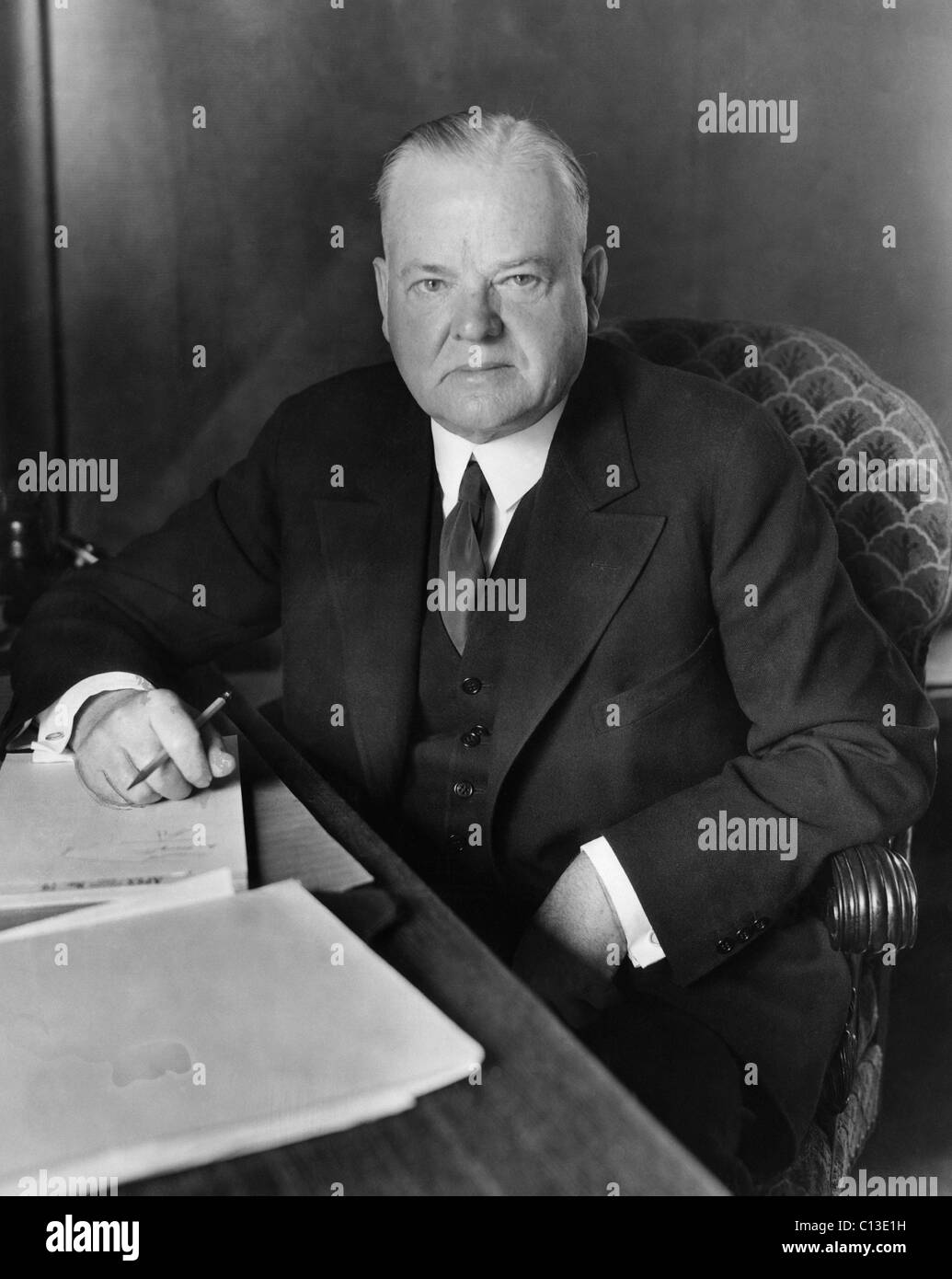 Former President Herbert Hoover (1874-1964), U.S. President 1929-1933 ...