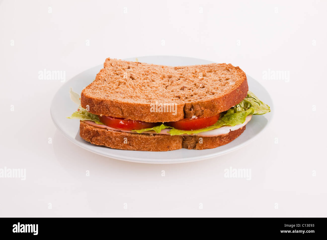 Sandwich on a plate Stock Photo - Alamy