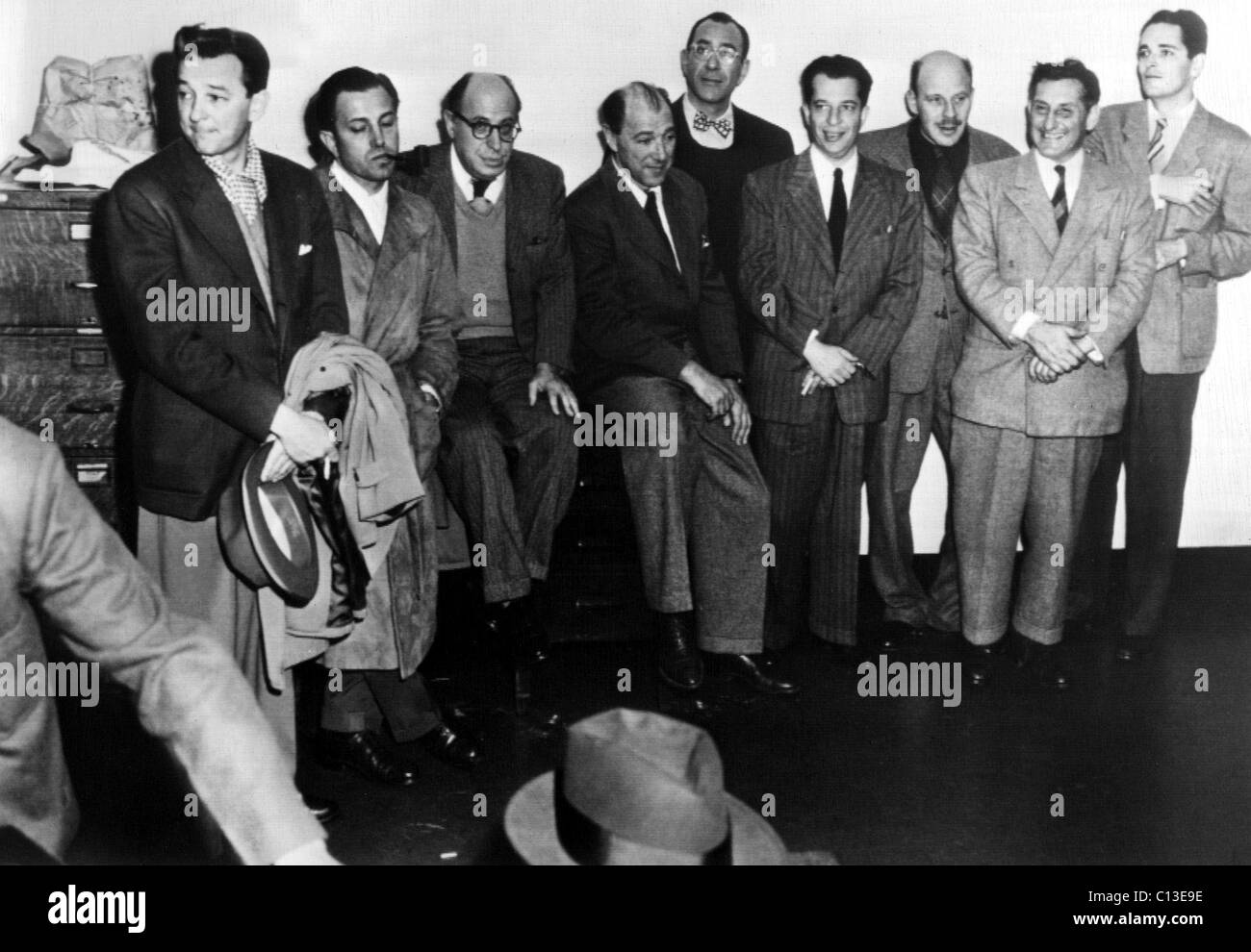 THE HOLLYWOOD TEN, Robert Scott, Edward Dmytryk, Samuel Ornitz, Lester ...