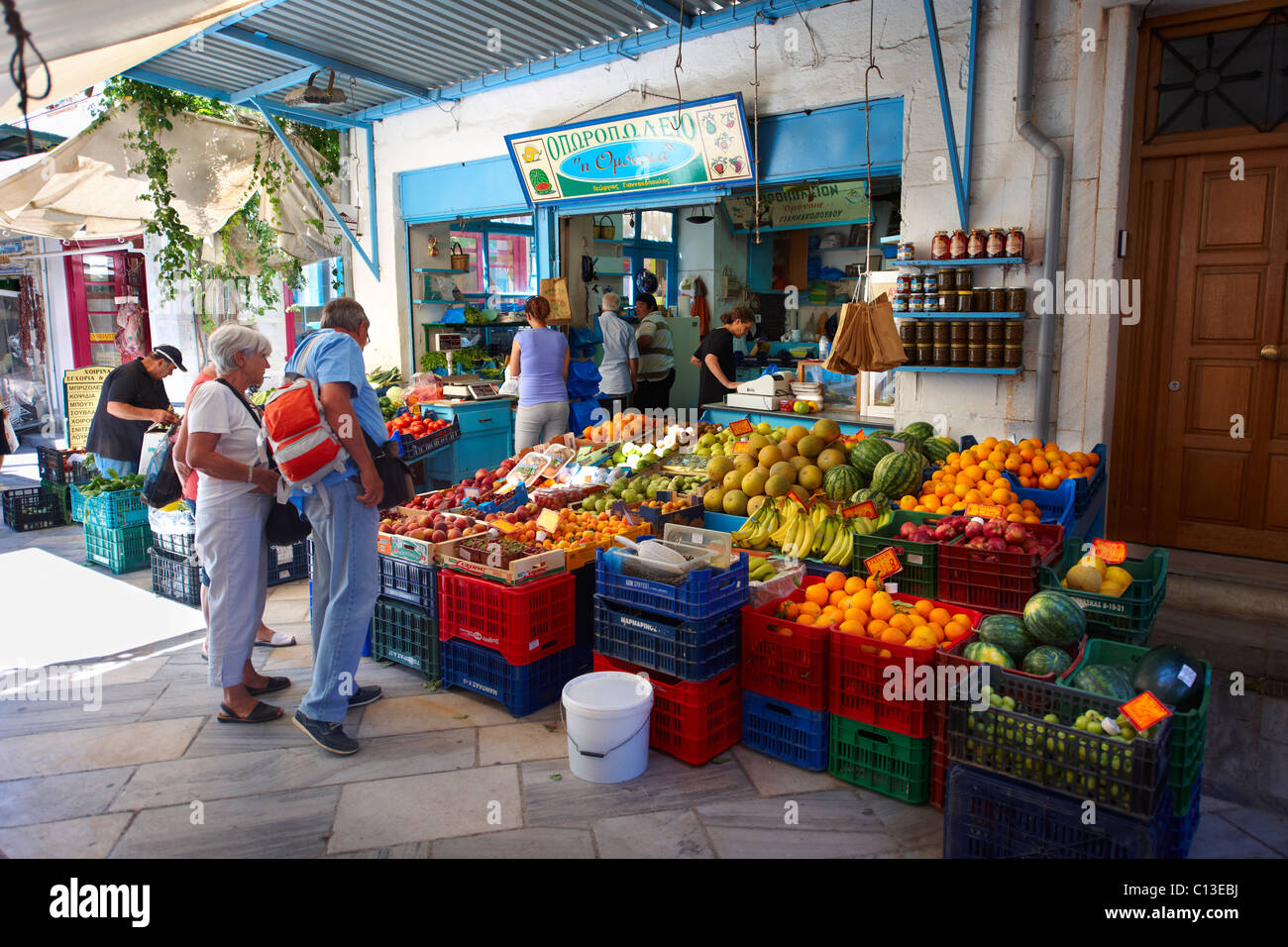 The Food Market, Ermoupolis, Syros Island [ Σύρος ] , Greek Cyclades ...