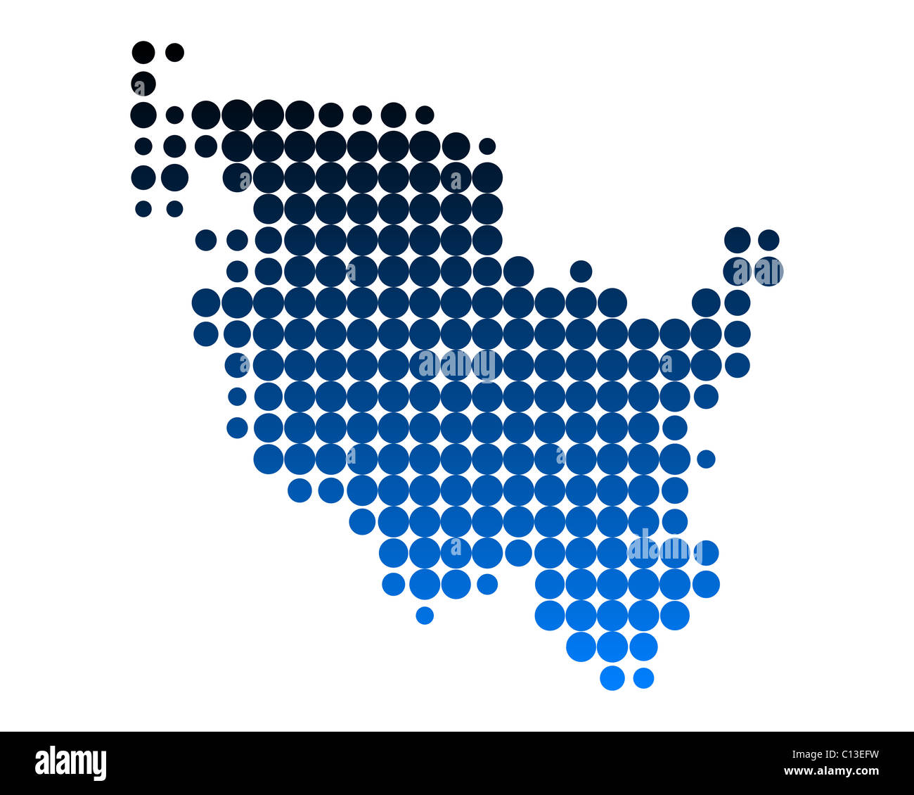 Map of Schleswig-Holstein Stock Photo - Alamy