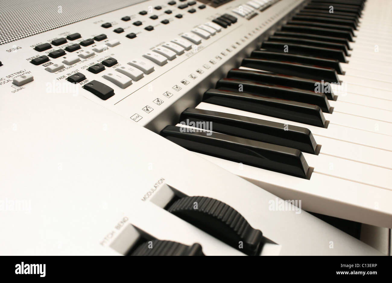Part of professional keyboard Stock Photo - Alamy