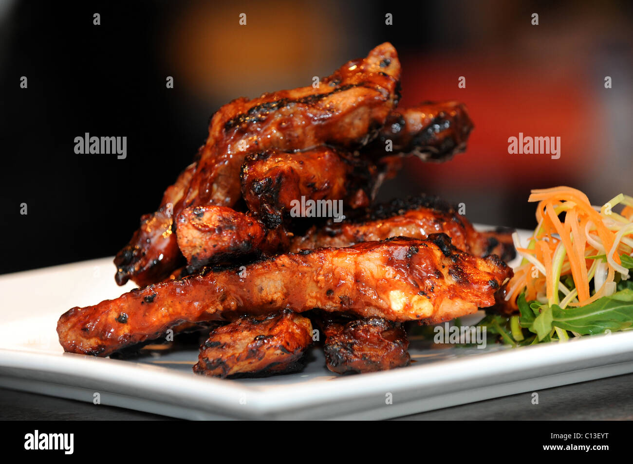 Sticky Bbq Ribs High Resolution Stock Photography and Images - Alamy