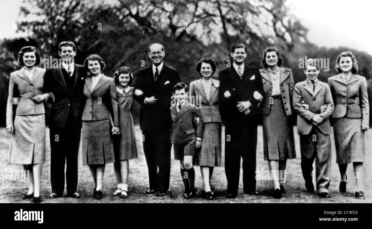 Eunice Kennedy, John F. Kennedy, Jean Ann Kennedy, Joseph P. Kennedy ...