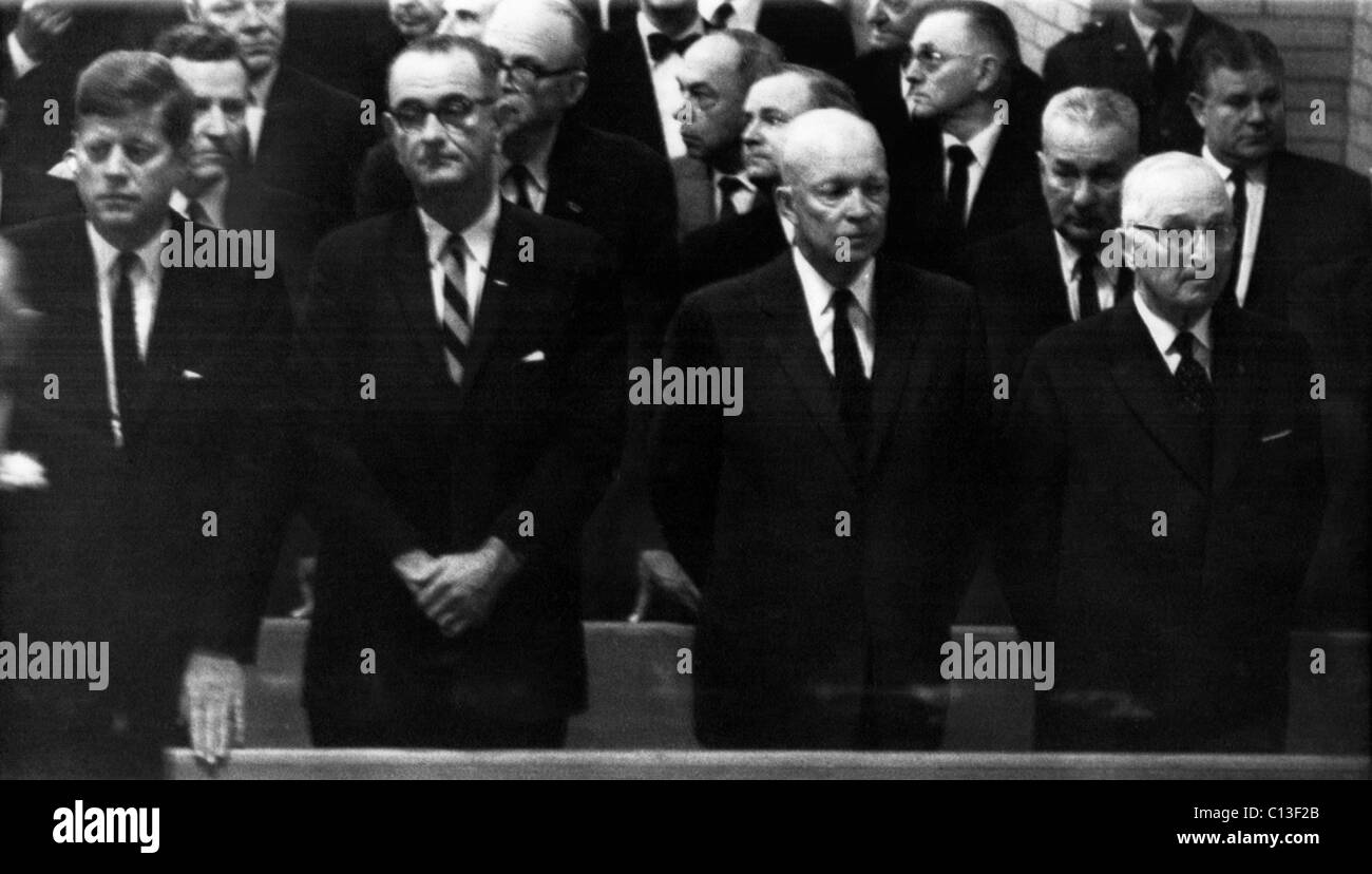 US Presidents. From left: US President John F. Kennedy, Vice President ...