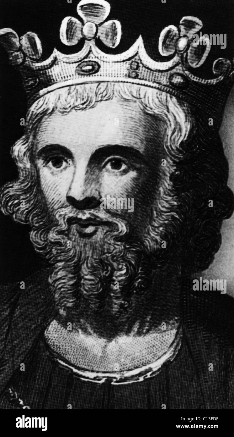 British Royalty. British King Edward II, circa early 14th century Stock ...