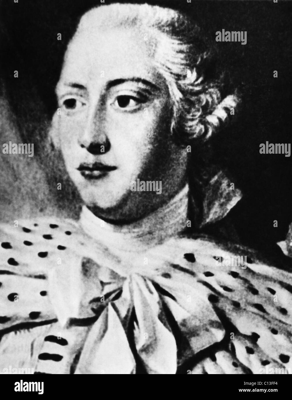 British Royalty. British King George III, circa 1760s Stock Photo - Alamy