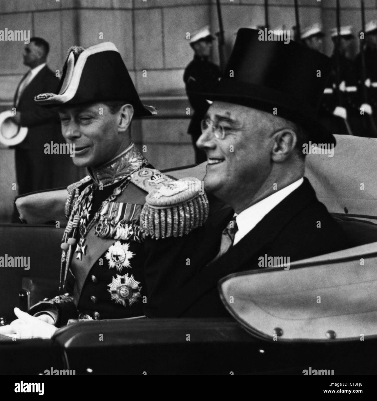 King george vi us Black and White Stock Photos & Images - Alamy