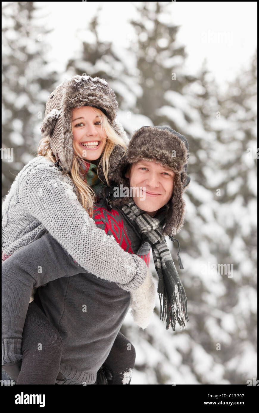 Back woods winter hi-res stock photography and images - Alamy