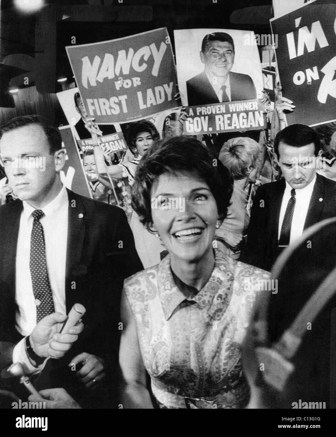 Future First Lady Nancy Reagan at the Republican National Convention ...