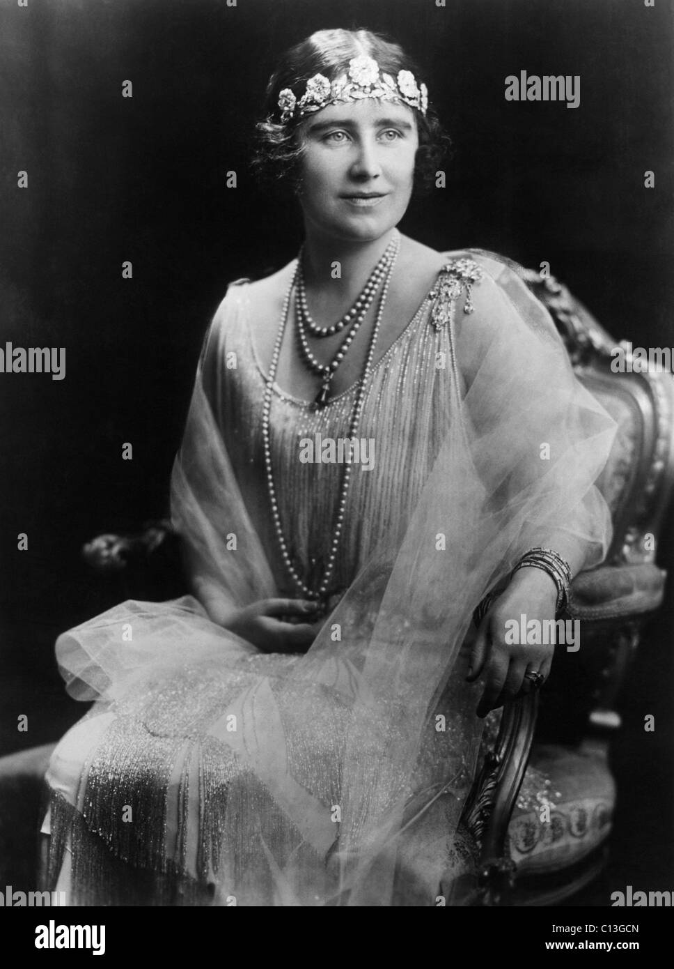 Elizabeth Bowes-Lyon, (1900-2002), Duchess of York, and future Queen ...